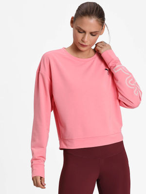 Buy Puma Women Pink Modern Sports Dry Cell Sweatshirt (XS) Online