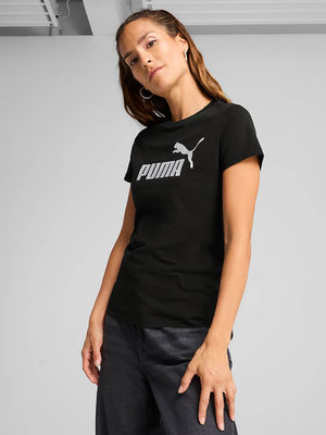 Buy Puma Metallic No. 1 Logo Women's Black T-Shirt (XS) Online