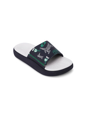 Buy Puma SoftrideSlide SUPERPUMAV2 Kids Teal Blue Sliders (UK 3) Online