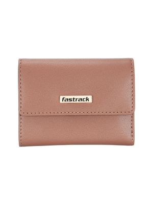 Buy Fastrack Tan Brown Everyday Wallet for Women Online
