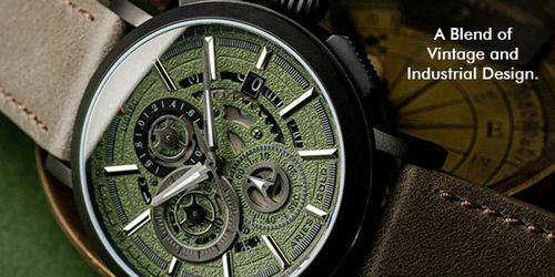 Aries Gold Watches : Buy Aries Gold Hawk Chronograph Skeleton Watch ...