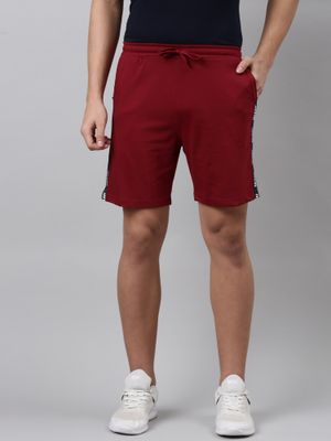 Buy Dixcy Scott Originals Mens Comfort Fit Mid-rise Cotton Shorts - Red ...