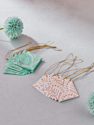 Buy Fabindia Blue Sidra Gift Tags Online