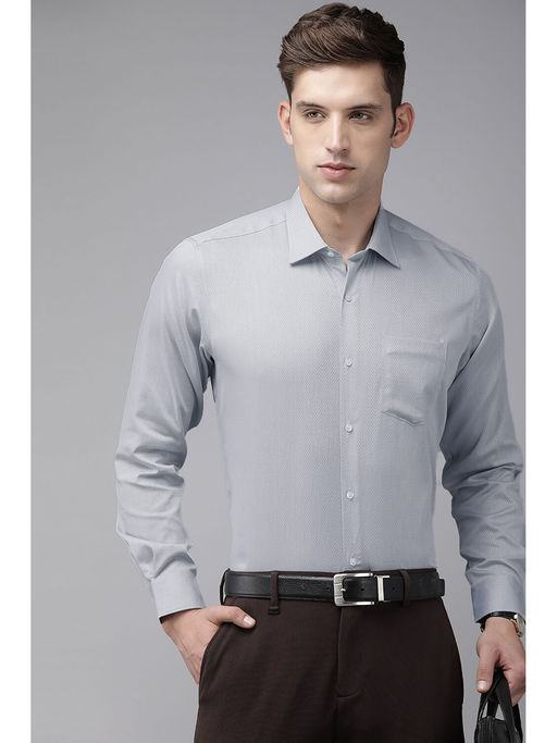 Buy Stylish Grey Formal Shirts For Men Collection At Best Prices Online