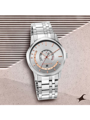 Buy Fastrack Exuberant 3279SM01 White Dial Multifunction Analog Watch ...