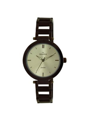 Buy PA Maxima Attivo Analog Watch for Women in Gold Dial Color Online