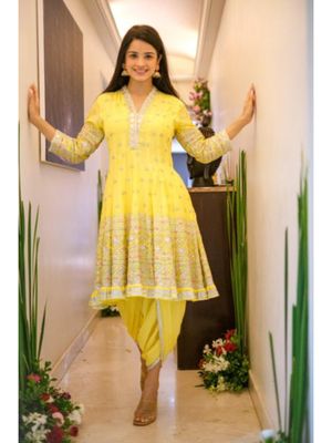 Buy Gopi Vaid Chetna Pandey in Noor AG with Dhoti (XS) Online