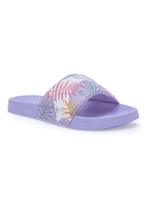 Buy Red Tape Women's Printed Lavender Sliders Online