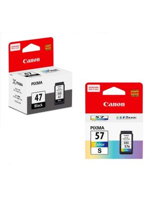 Buy Canon Combo PG 47 and CL 57 Small Ink Cartridge Set of 2 Online