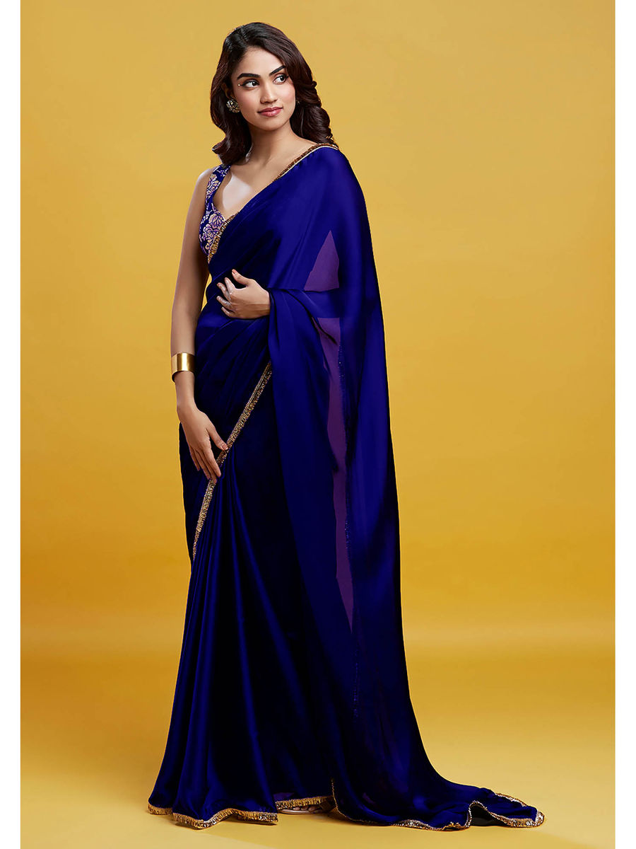 Buy Plain & Simple Sarees Online With Timeless Designs In India