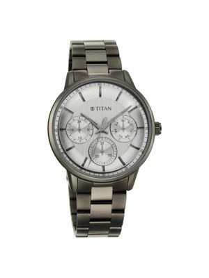 Buy Titan 90133QM01 Grey Dial Multifunction Analog Watch for Men Online
