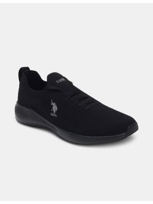 Buy U.S. POLO ASSN. Gamron Men Casual Woven Black Sneakers Online