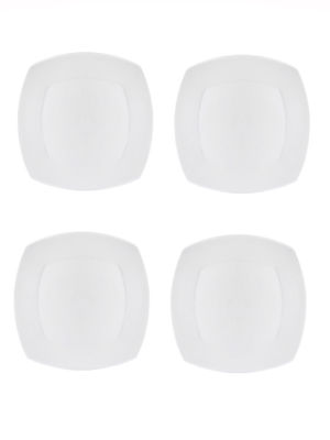Clay Craft Dinnerware : Buy CLAY CRAFT Basics White Solid Square Dinner ...