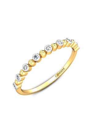 Buy Candere by Kalyan Jewellers 14k 585 Yellow Gold And Cubic Zirconia ...