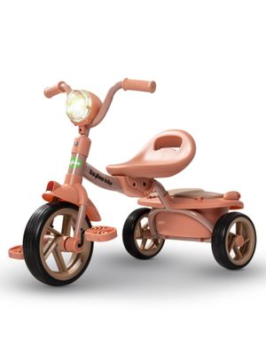 Buy BAYBEE Pink Smart Plug Play Kid Cycle with Led Light Storage ...