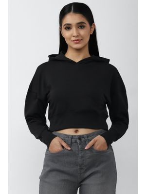 Buy Forever 21 Black Solid Sweatshirts online