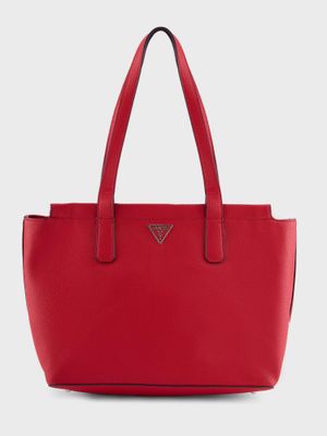 Buy Guess Red Kirby Tote Bag Online