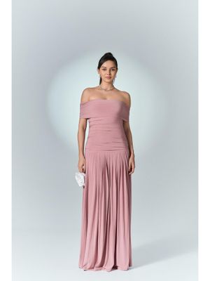 Buy LABEL FROW Pink Pia Gown (XS) Online