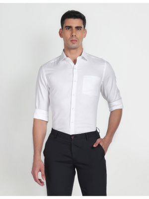 Arrow Formal Shirts : Buy Arrow Self Design Regular Fit Shirt Online ...