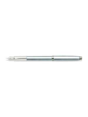 Buy Sheaffer 9306 Silver Fountain Pen with Cartridge Online