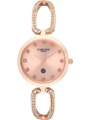 Buy Carlton London Analog Watch - Rose Gold Online
