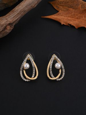 Buy E2O Gold Stud Earring for Women Online