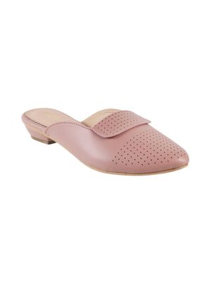 Buy Metro Womens Peech Flat BuntoesMetro Peach Synthetic Solid/plain ...