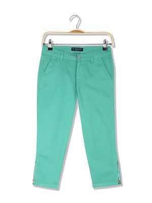 Buy U.S. POLO ASSN. Zipper Hem Capri Trousers Online
