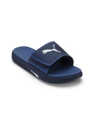 Buy Puma Softride Slide V Men Blue Sliders Online