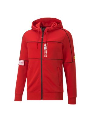 Buy Puma Ferrari Motorsport Race Hooded Men Red Jacket Online