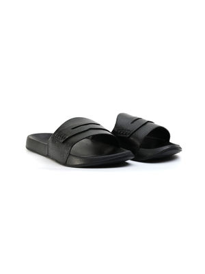 Buy Monkstory Old Money Minimalist Sliders - Black (UK 6) Online
