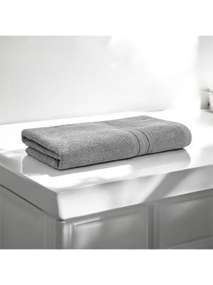 Buy LANE LINEN 100% Cotton Bath Towel - Light Grey Online