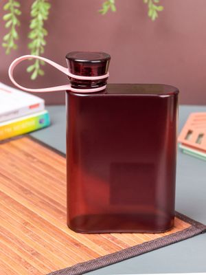 Buy Voncasa Translucent Plastic Bottle In Red 380 Ml Online