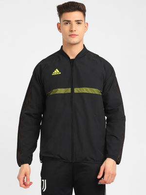 Buy adidas Messi Wo Jkt Black Football Jacket Online