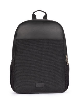 Buy Zouk Jet Black Men Laptop Backpack Black Online