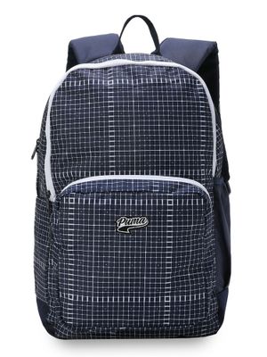 Buy Puma Grid AOP Unisex Blue Backpack Online