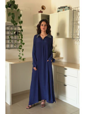 Buy Seesa Heather Blue Kaftan Online
