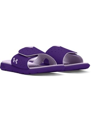 Buy Under Armour Purple Ignite Pro Sliders Online
