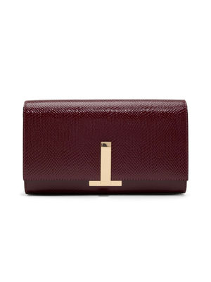 Buy Aldo Adoring Women Burgundy Clutch with Detachable Chain Online