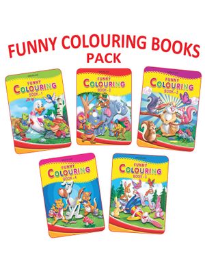 Buy Dreamland Funny Colouring Books - (5 Titles) : Children Drawing ...