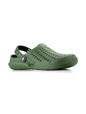 Buy HOPPA Men Olive Slip On Clogs (UK 6) Online