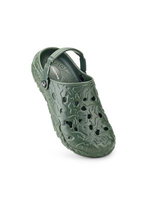 Buy HOPPA Men Olive Slip On Clogs (UK 6) Online
