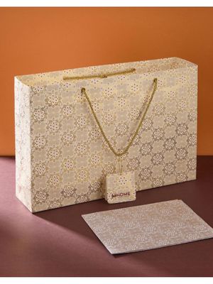 Buy Fabindia Gold Paper Small Gift Bag (S) Online