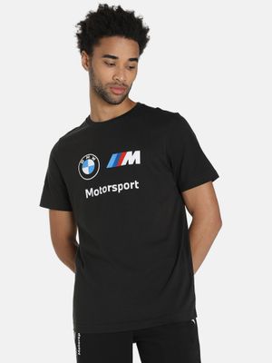 Buy Puma Bmw M Motorsport Ess Logo Mens Black T-shirt Online