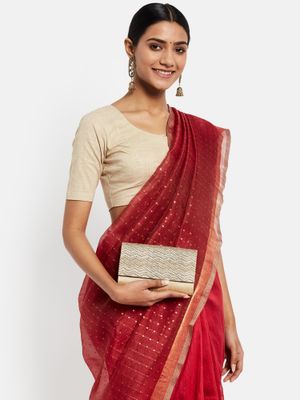 Buy Fabindia Fabric Hand Embroidery Clutch Bag Online