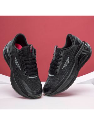 Buy Red Tape Womens Solid Black Athleisure Shoes Online