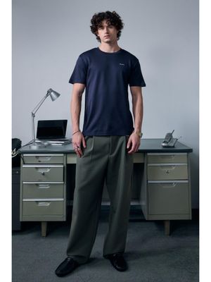 Buy Bonkers Corner Navy Blue Regular Fit T-Shirt (XS) Online