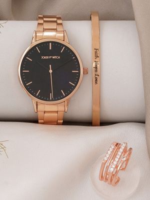 Buy Joker & Witch Black Praline Love Triangle Watch (Set of 3) Online