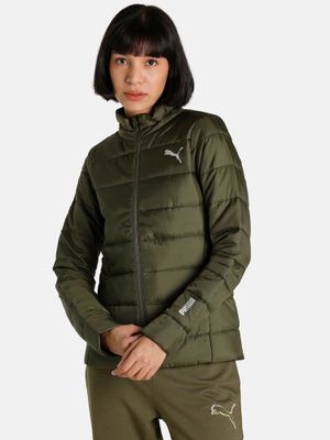 Buy Puma warm CELL Lightweight Slim Fit Womens Green Jacket Online