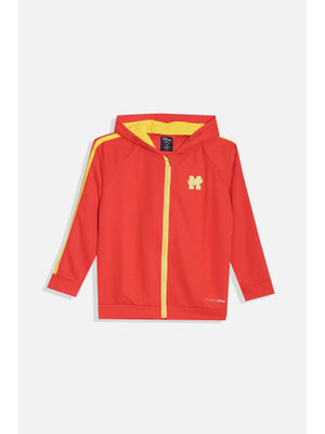 Buy Allen Solly Boys Red Grpahic Regular Fit Jacket (2-3 Years) Online